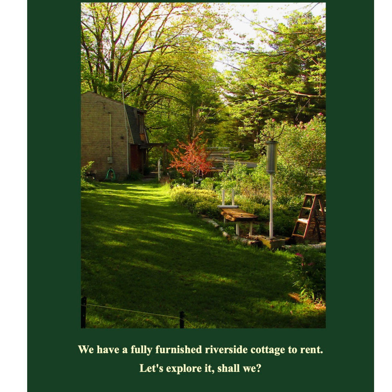 Riverside cottage in Vermont | Furnished Finder