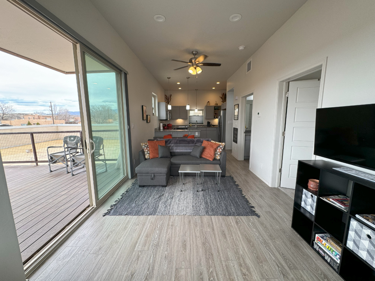 Modern Top-Floor Condo with Large, Private Deck | Furnished Finder